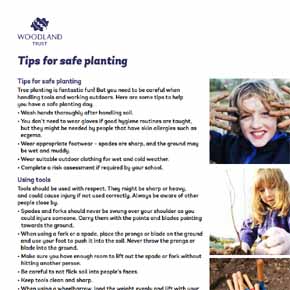 Tree Tools for Schools - Woodland Trust